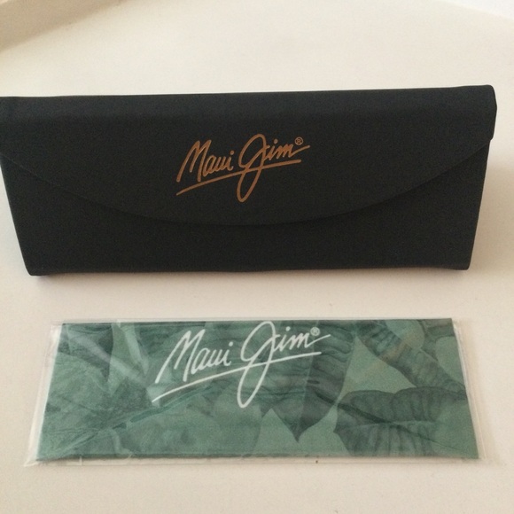 Maui Jim | Accessories | Maui Jim Folding Sunglasses Case With Cleaning ...
